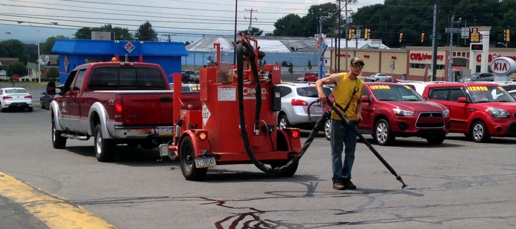 Crack Filling – M&M Asphalt Maintenance